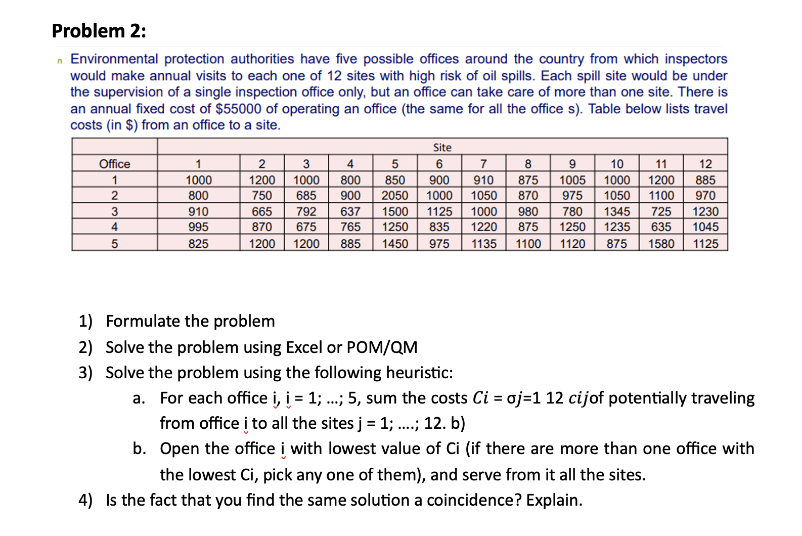Solved Problem 2: Environmental protection authorities have | Chegg.com