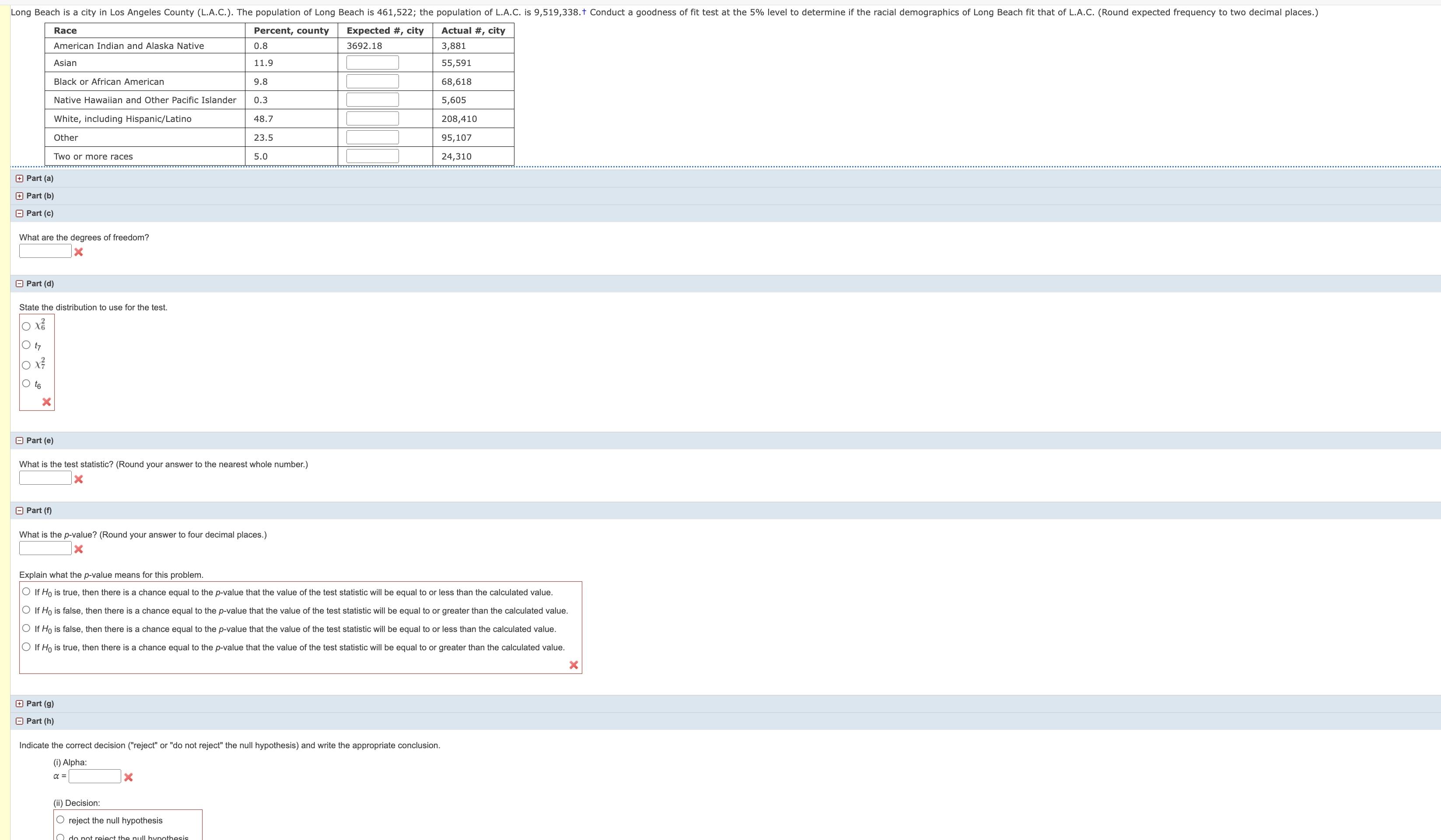 Solved Hello please help me with this statistics problem: | Chegg.com
