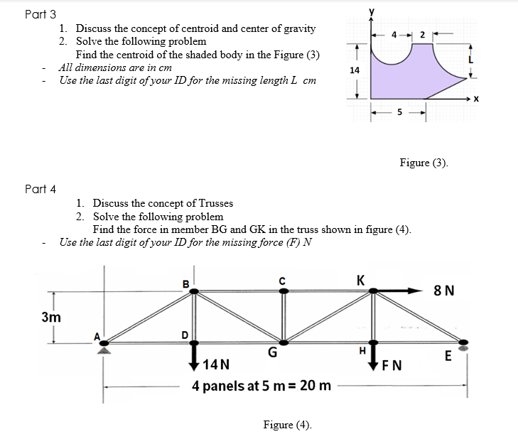 Solved Part 3 1. Discuss the concept of centroid and center | Chegg.com