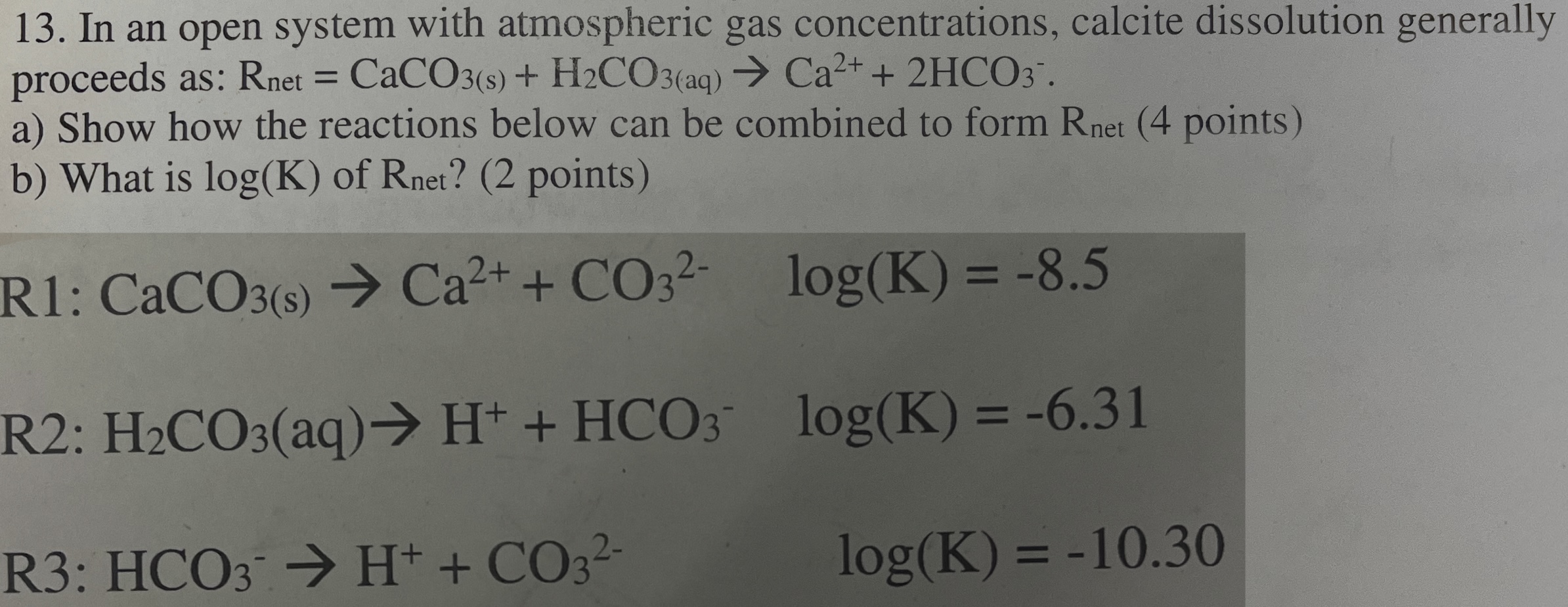 Solved Please some how to combine the reactions given and | Chegg.com