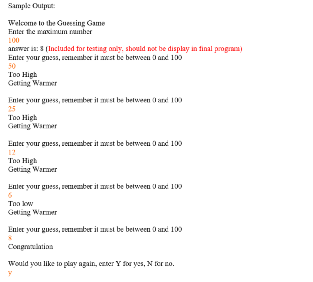Solved Programming Project The Program Will Allow The 4896