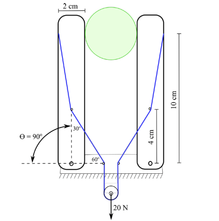 Solved Calculate the gripping force necessary for the robot | Chegg.com