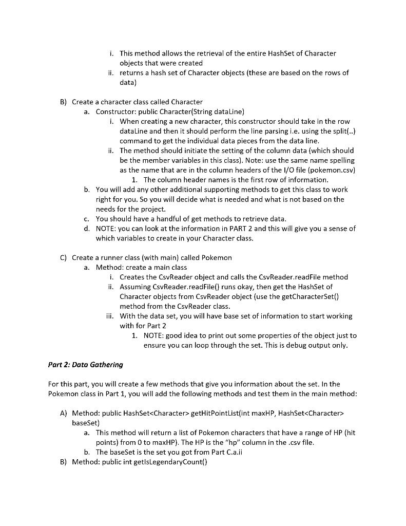 In JAVA create the following classes and | Chegg.com