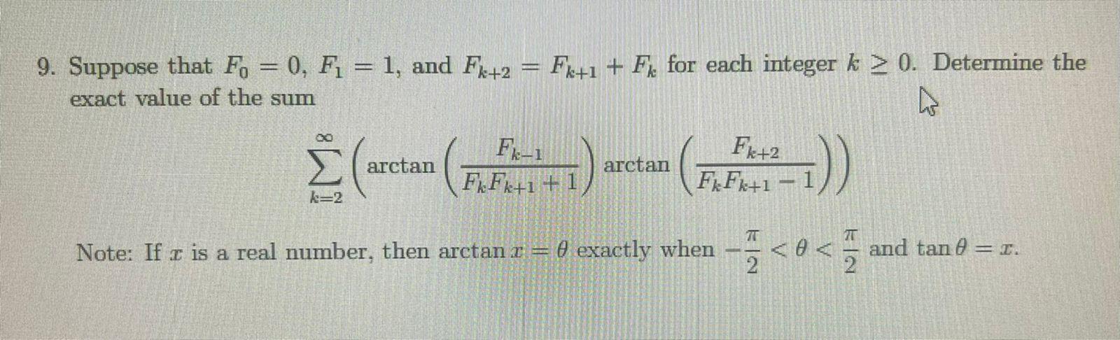 Solved Suppose that F0=0,F1=1, and Fk+2=Fk+1+Fk for each | Chegg.com