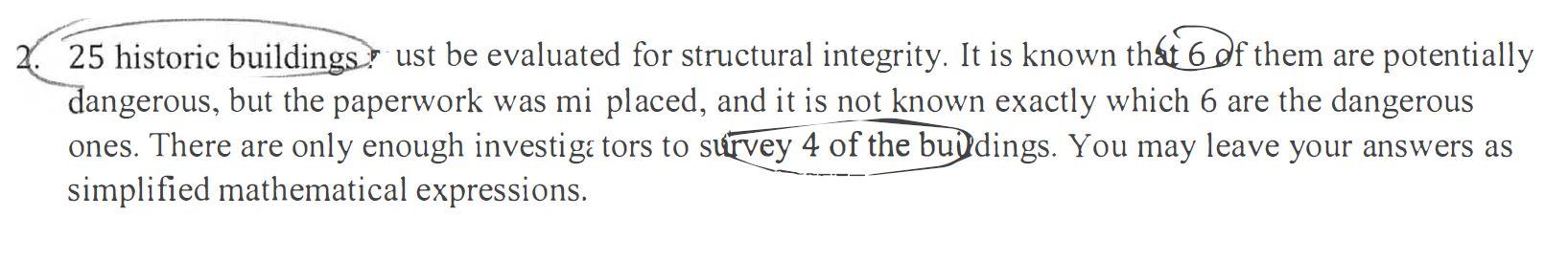 Solved 25 historic buildings: ust be evaluated for | Chegg.com