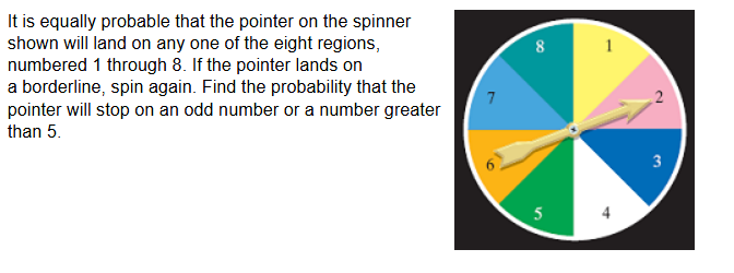 Solved It is equally probable that the pointer on the | Chegg.com