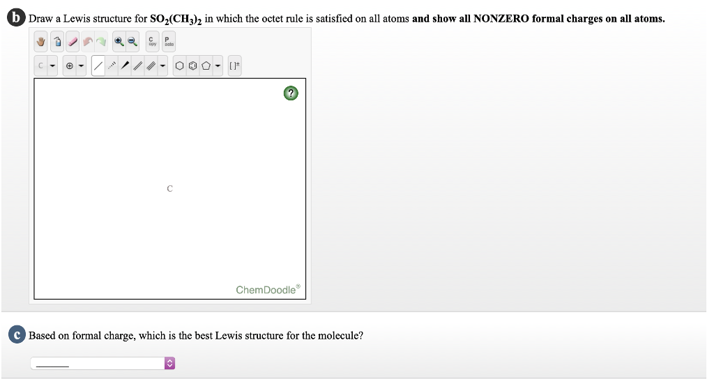 Solved In the SO2(CH3)2 molecule, the S atom is the central | Chegg.com
