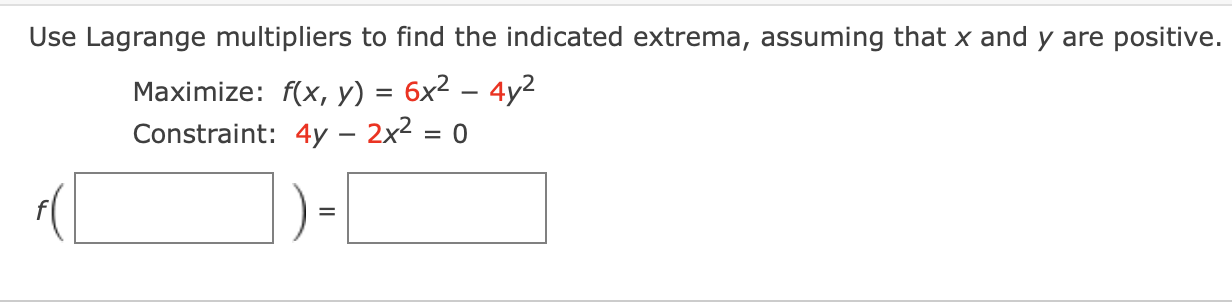 Solved Use Lagrange multipliers to find the indicated | Chegg.com