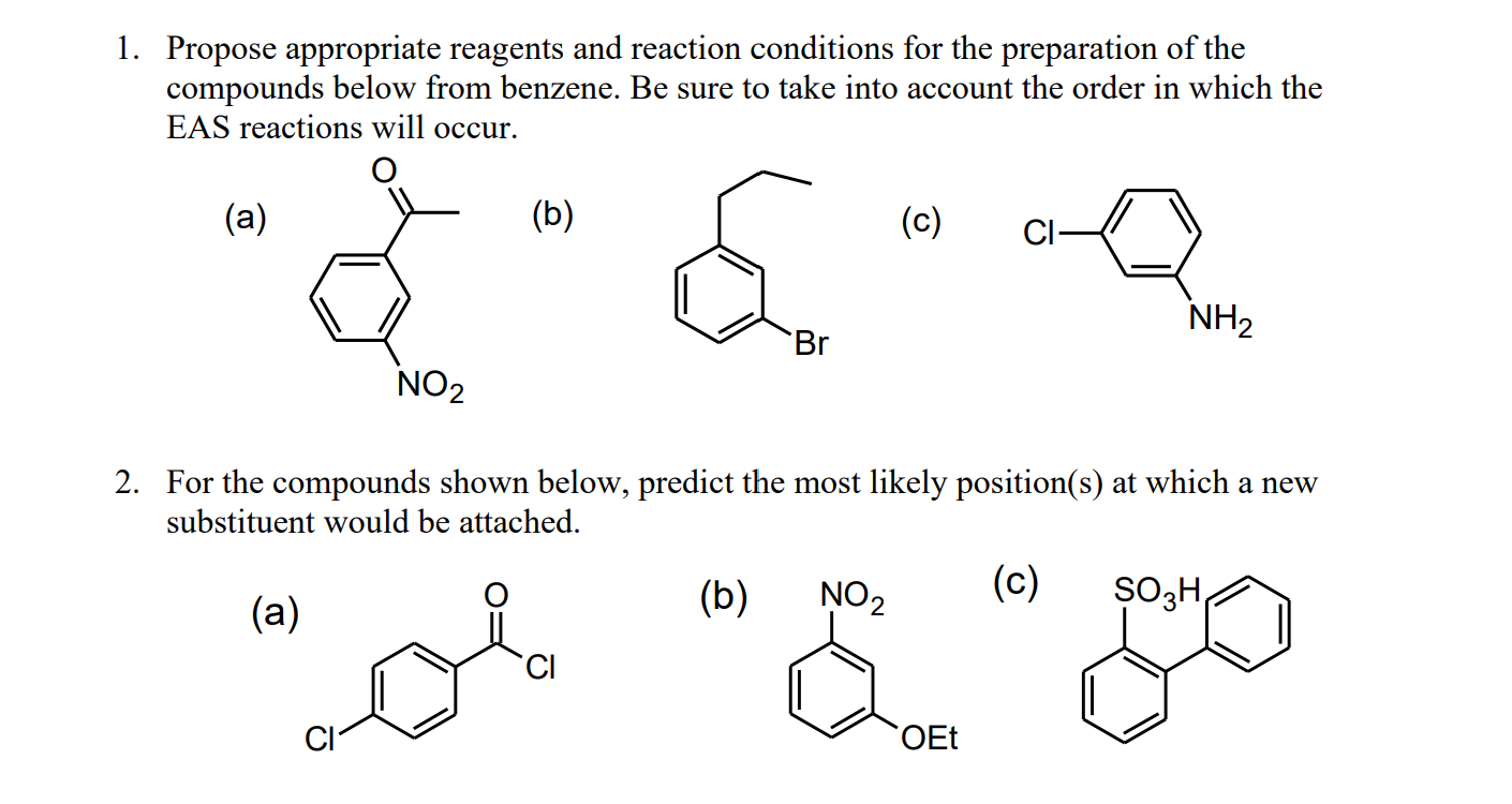 Solved 1. Propose appropriate reagents and reaction | Chegg.com Solved 1. Propose appropriate reagents and reaction | Chegg.com