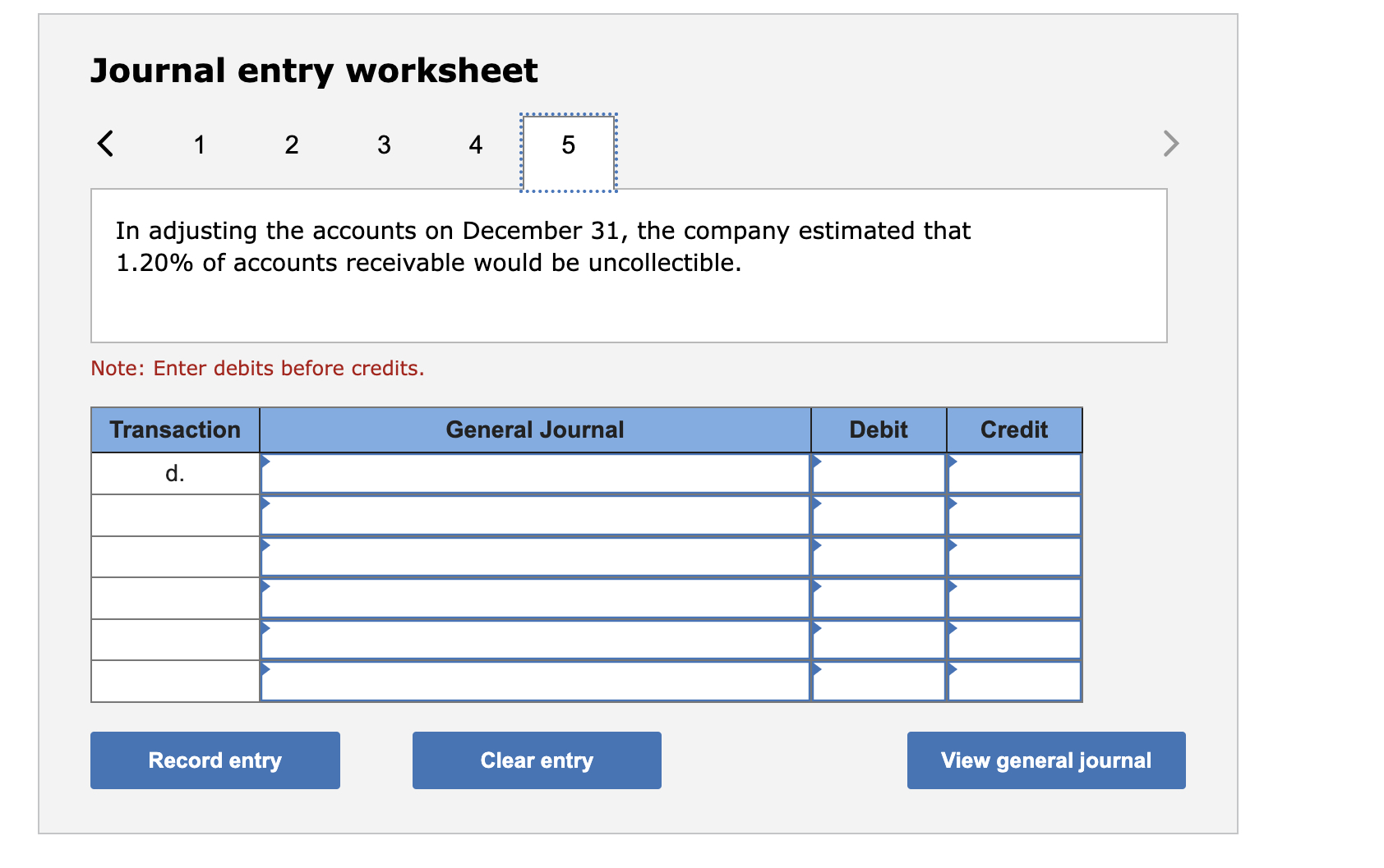 Solved Journal entry worksheet 1 In adjusting the accounts | Chegg.com