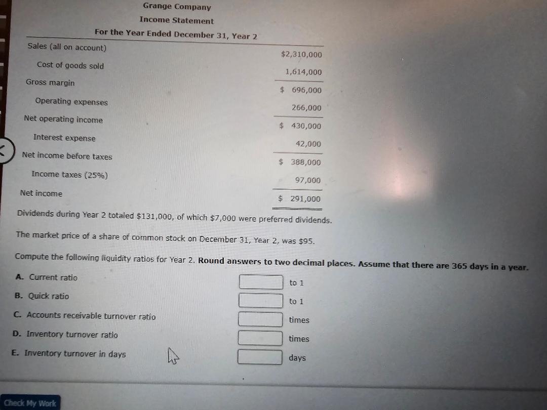 Solved Dividends during Year 2 totaled \\( \\$ 131,000 \\), | Chegg.com