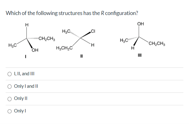Solved Which of the following structures has the | Chegg.com