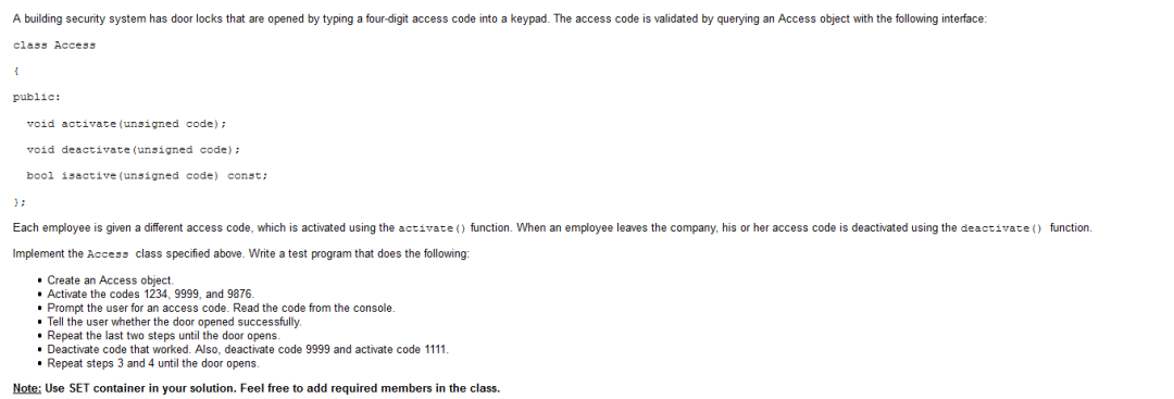 Solved A building security system has door locks that are | Chegg.com