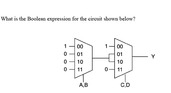 Solved What is the Boolean expression for the circuit shown | Chegg.com
