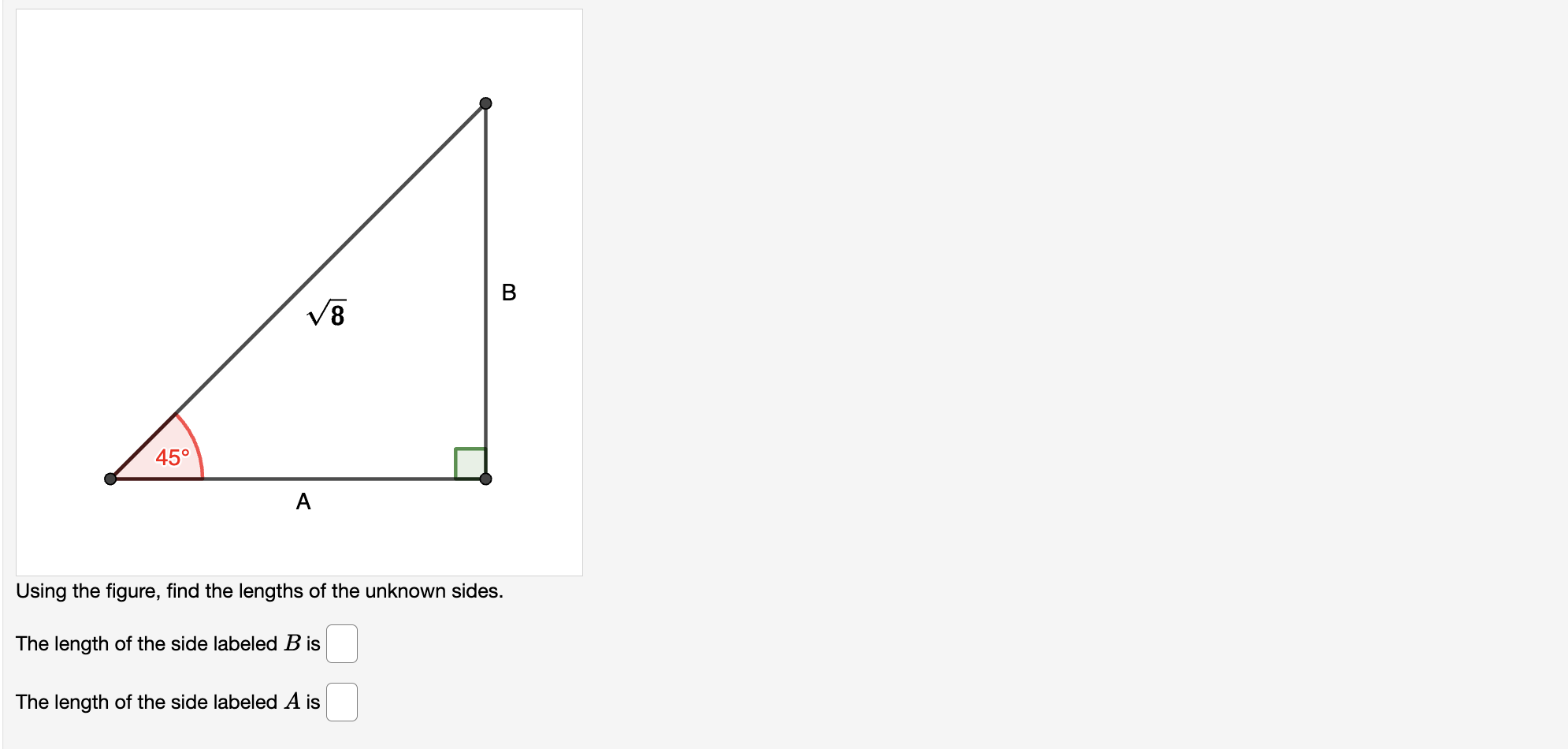 Solved Using the figure, find the lengths of the unknown | Chegg.com
