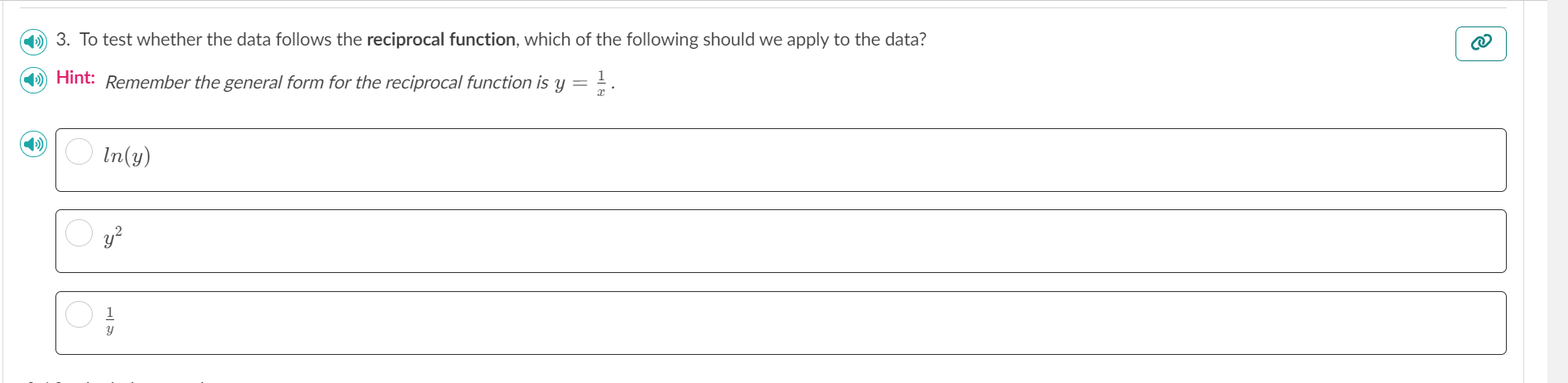 Solved And Youd Like To Verify If It Is Quadratic Y X2 To