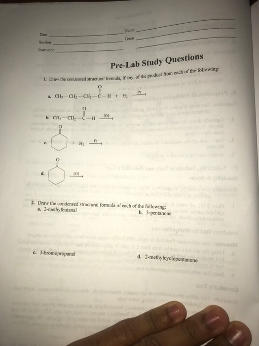 Solved Name Date Section Instructor Team Pre-Lab Study | Chegg.com Solved Name Date Section Instructor Team Pre-Lab Study | Chegg.com
