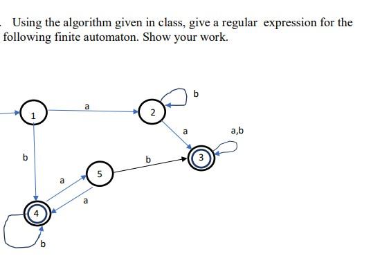 Solved draw an NFA for (ab∗+a(ab)aa)∗Using the algorithm | Chegg.com