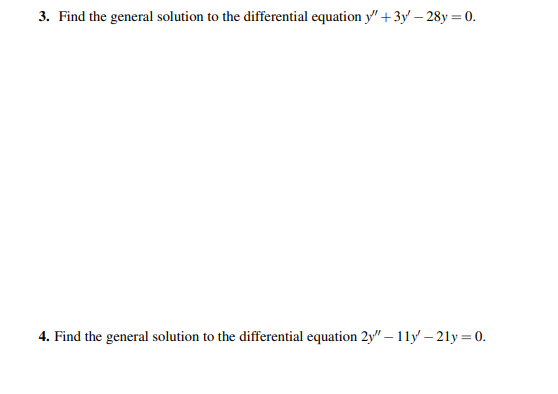 Solved 3. Find the general solution to the differential | Chegg.com