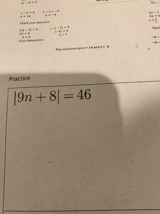 Solved Check your answers - 4 - 5 - 9 1-91-9 114-5-9 191 - 9 | Chegg.com