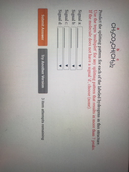 Solved How many types of nonequivalent protons are present | Chegg.com