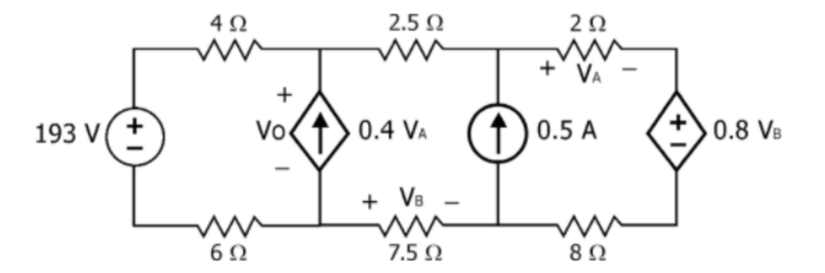 Solved A) Solve the circuit using mesh/supermesh analysis. | Chegg.com