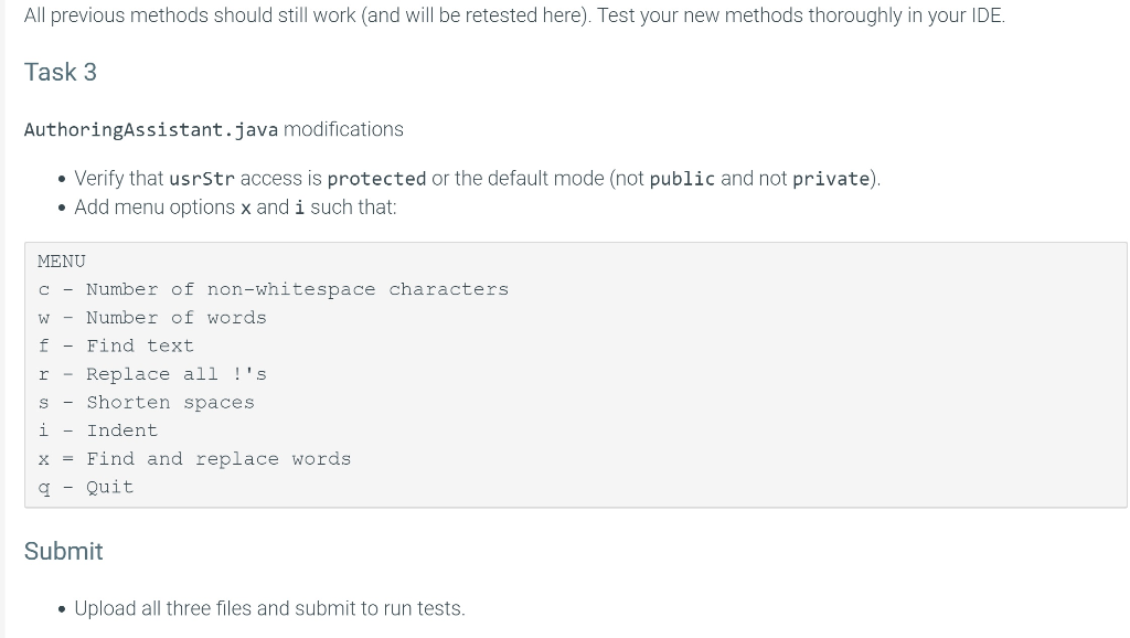Solved 20.7 Program 3b Authoring AssistantPlus Objectives • | Chegg.com