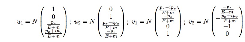 Solved The plane wave solns to the Dirac equation u1, u2 for | Chegg.com