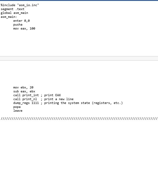 Debugging Assembly Programs by Code Inspection Task | Chegg.com
