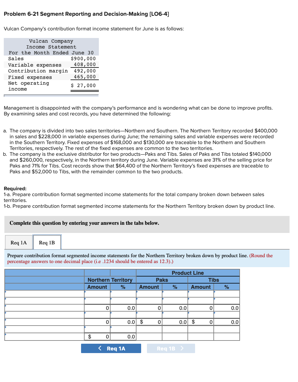 Solved Problem 6-21 Segment Reporting and Decision-Making | Chegg.com