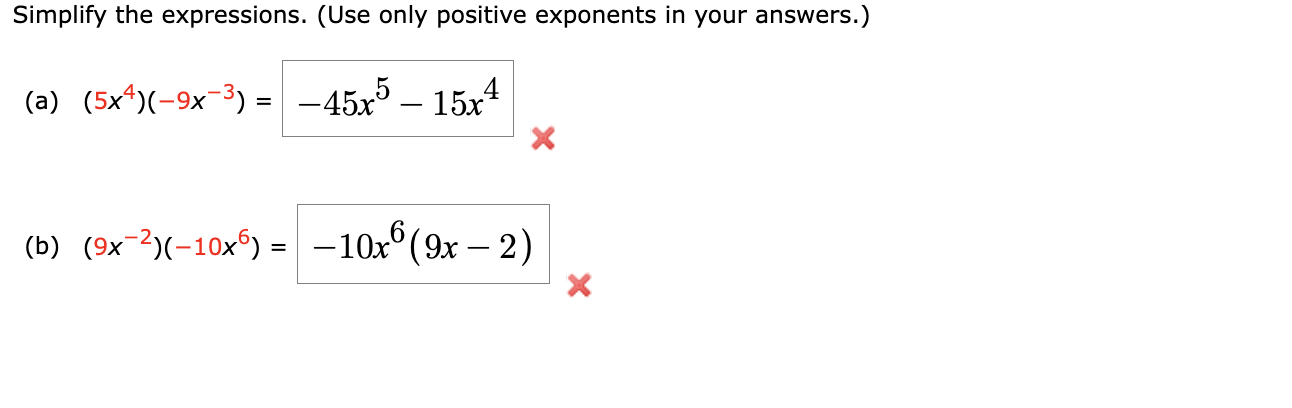 Solved Evaluate the expressions. (Simplify your answers | Chegg.com