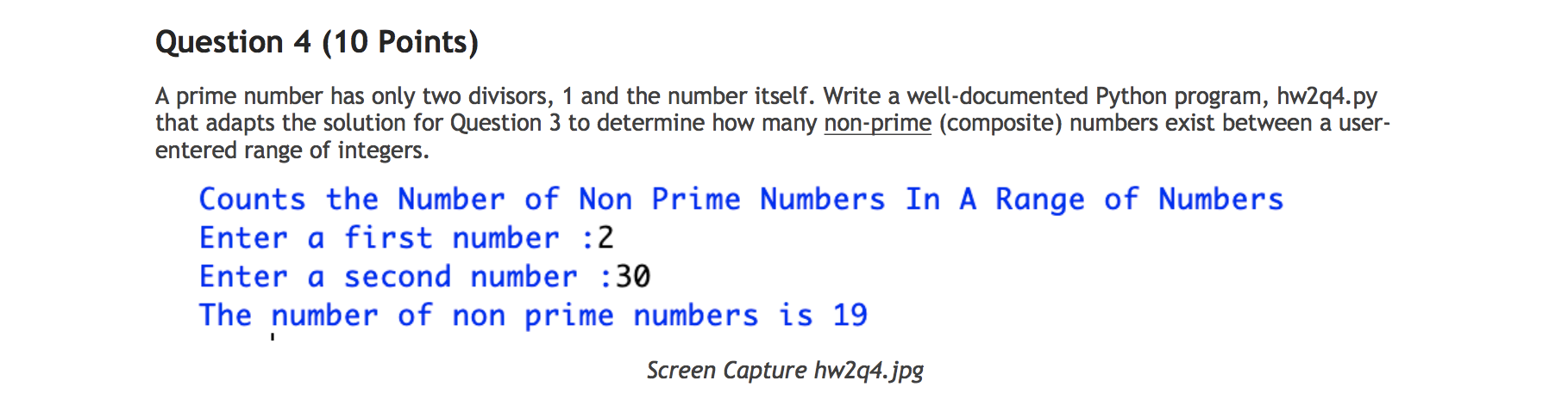 Solved Question 4 (10 Points) A prime number has only two | Chegg.com