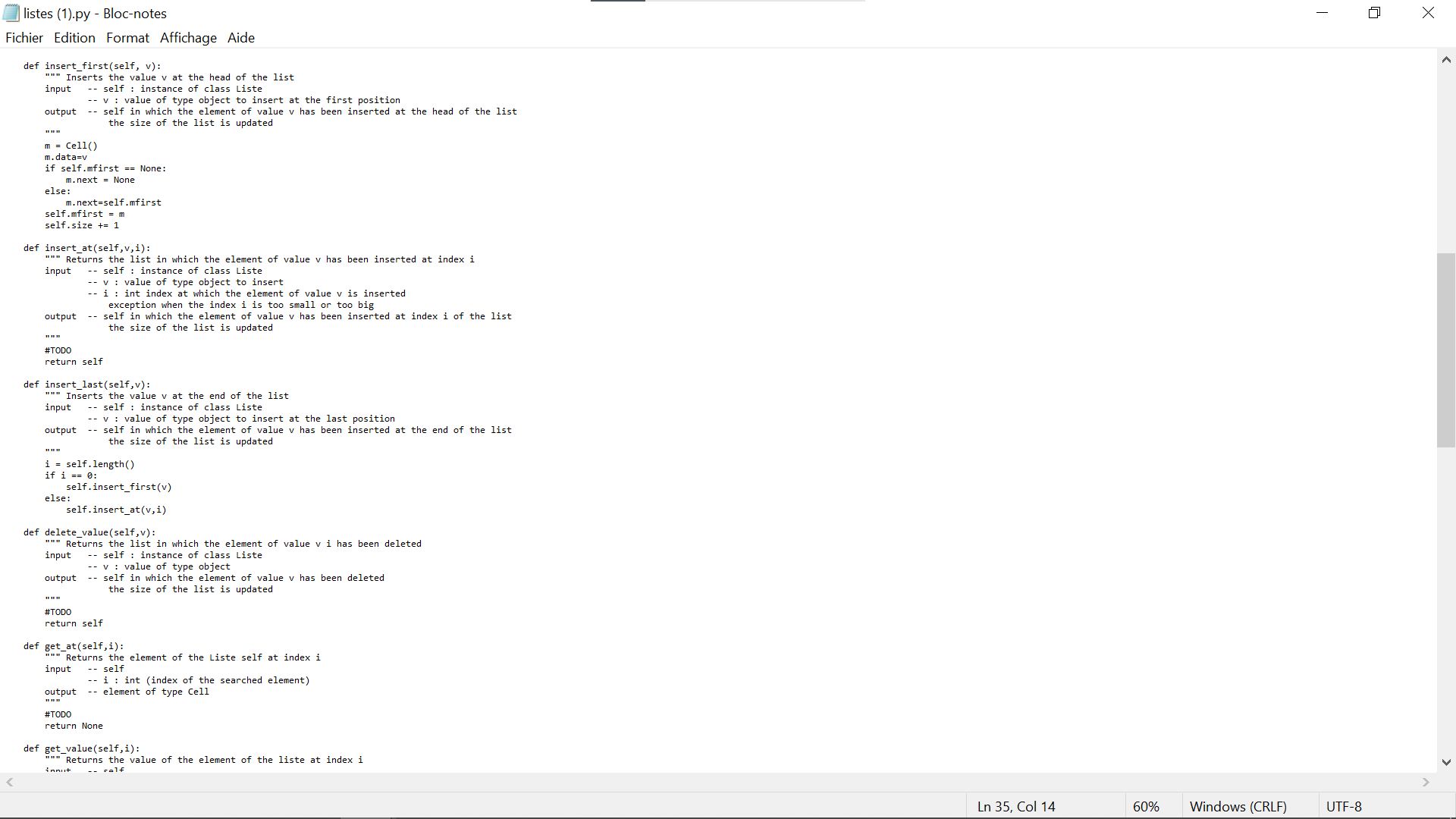 Solved def init (self): "" "Creates an instance of class | Chegg.com