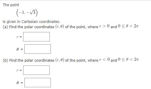 Solved Convert the following equation given in polar | Chegg.com