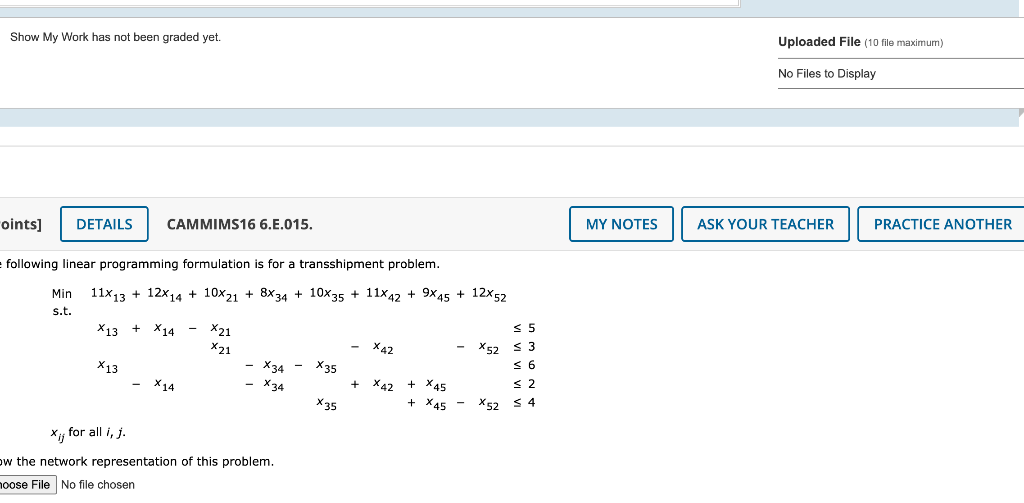 Solved Show My Work Has Not Been Graded Yet Cammims16 