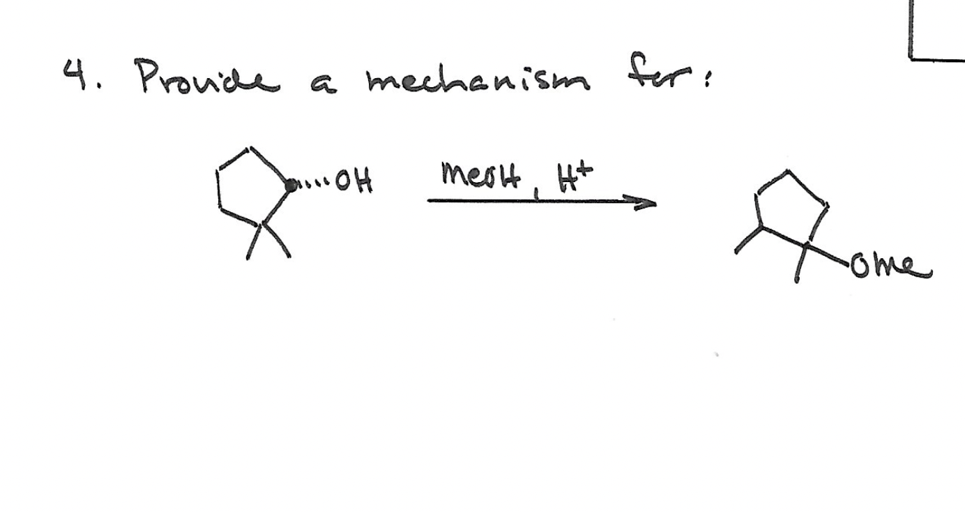 Solved 4. Provide a mechanism for: \\( \\stackrel{\\text { | Chegg.com
