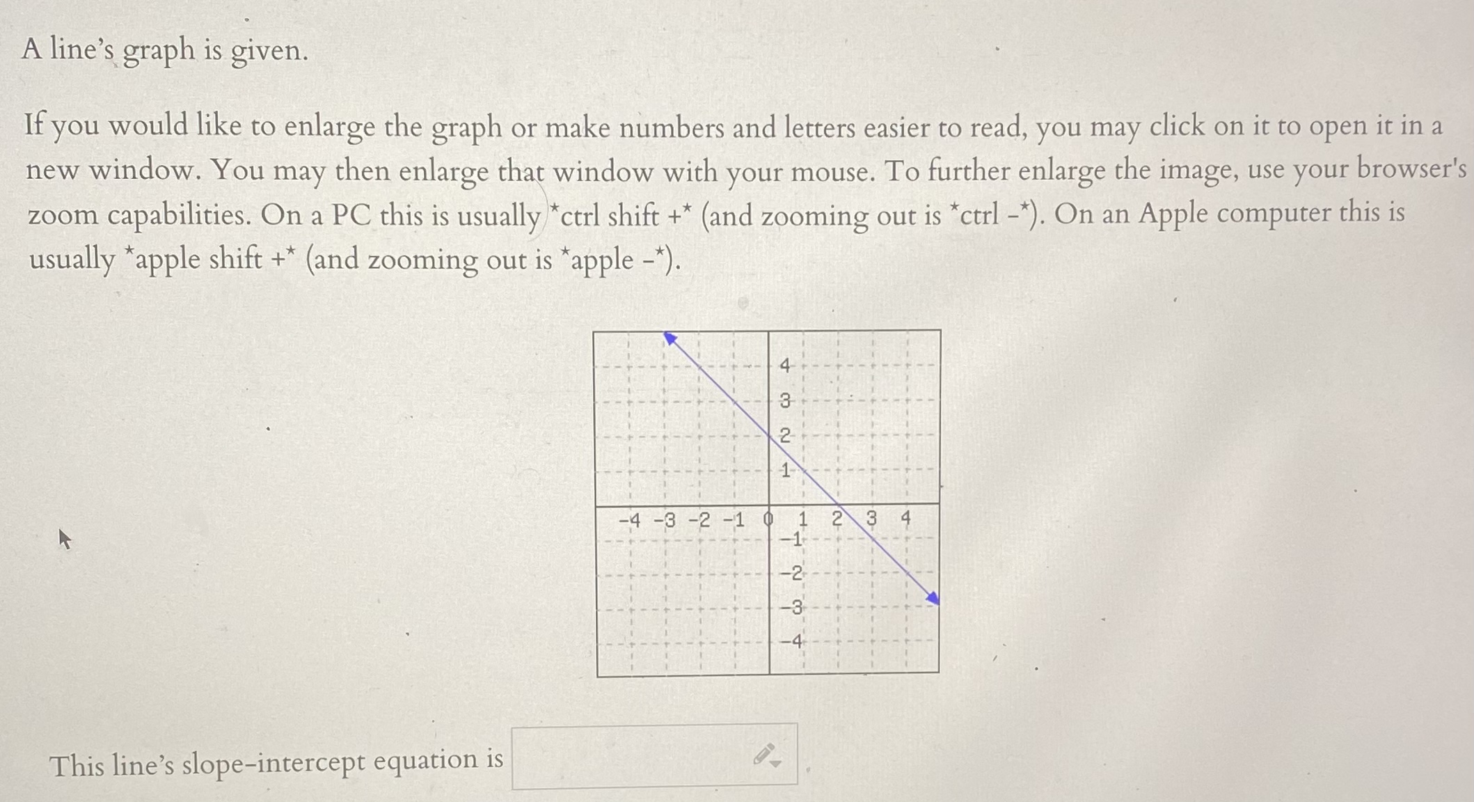Solved If you would like to enlarge the graph or make | Chegg.com