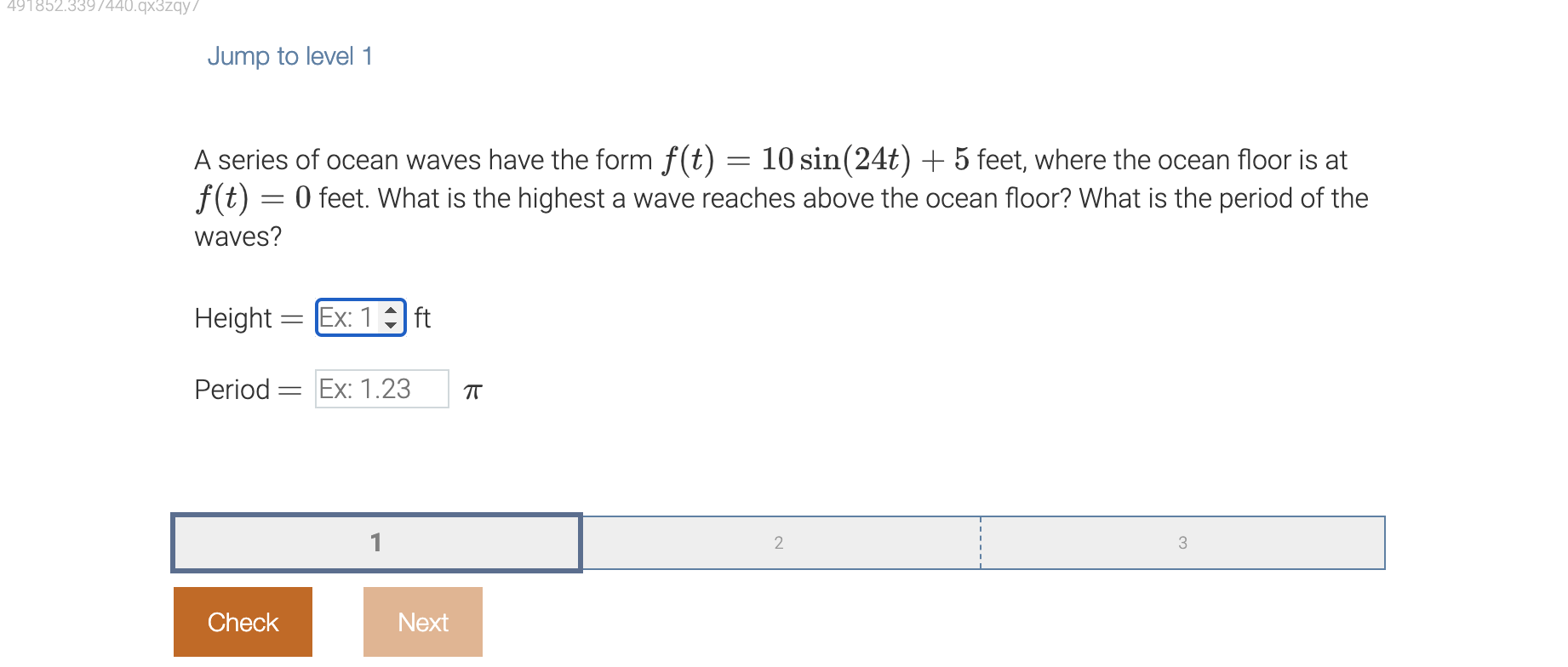 Solved A series of ocean waves have the form | Chegg.com