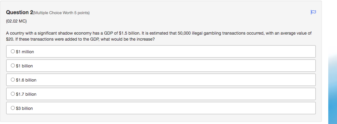 Solved Question 2(Multiple Choice Worth 5 points) 2 (02.02 | Chegg.com