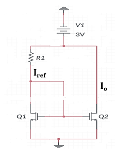 Solved Given the current mirror circuit shown below: a) What | Chegg.com