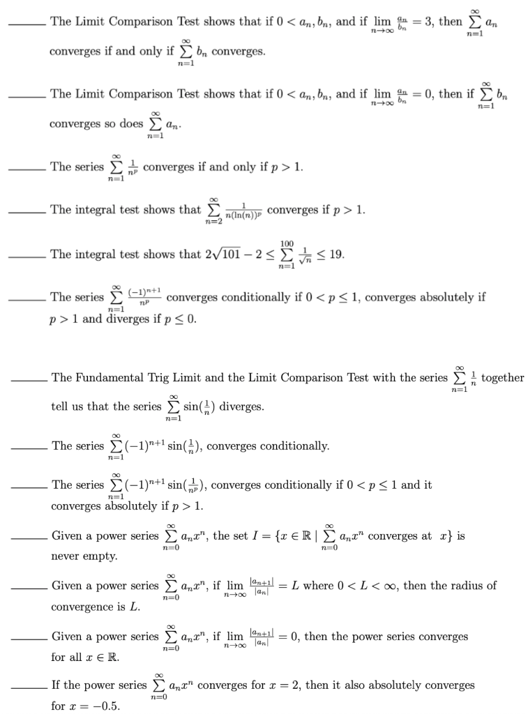 Solved The Limit Comparison Test shows that if 0
