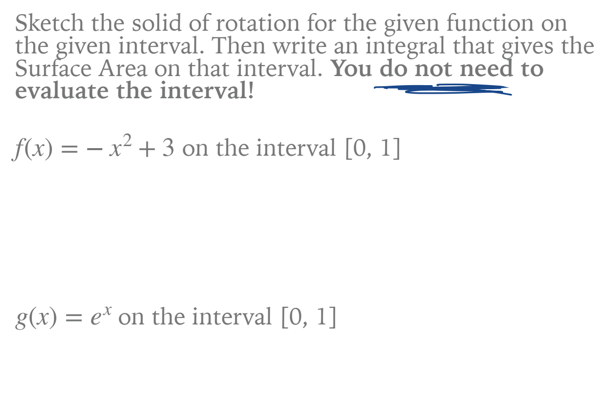 Solved Sketch the solid of rotation for the given function | Chegg.com
