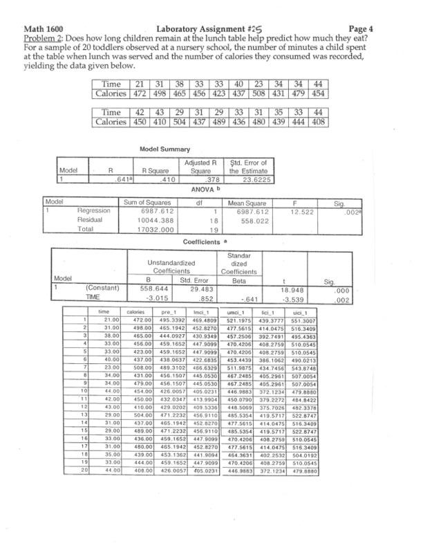 Solved Math 1600 Laboratory Assignment #25 Page 4 Problem 2: | Chegg.com