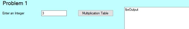 Solved Problem 1- The user enters an integer in the textbox. | Chegg.com