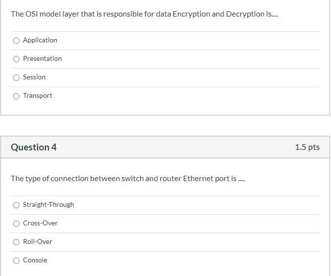 Solved The OSI model layer that is responsible for data | Chegg.com
