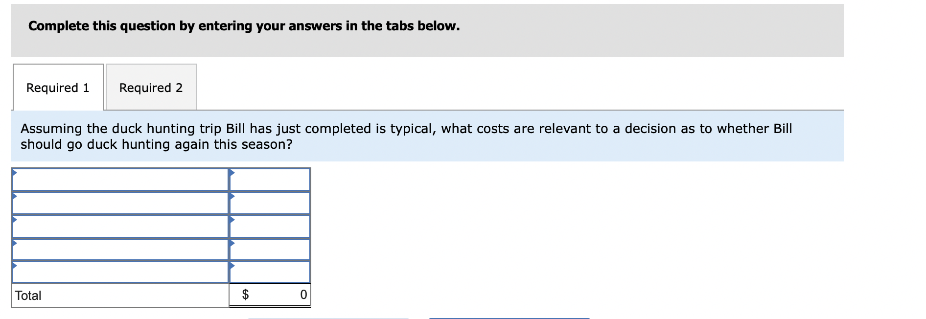 Solved Exercise 11-16 (Algo) Identification of Relevant | Chegg.com Solved Exercise 11-16 (Algo) Identification of Relevant | Chegg.com