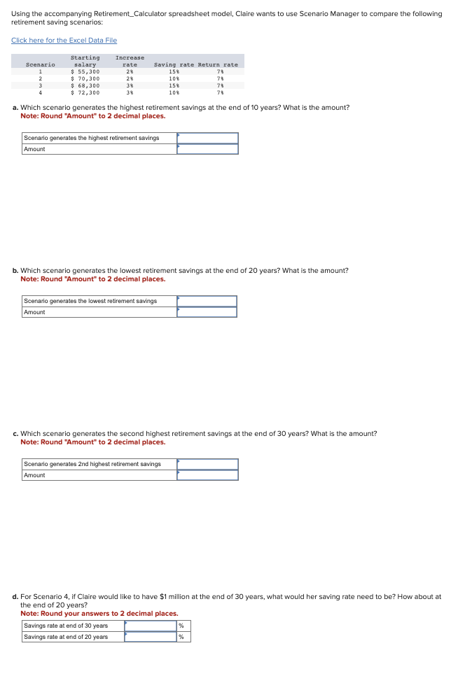 Solved Using the accompanying Retirement_Calculator | Chegg.com