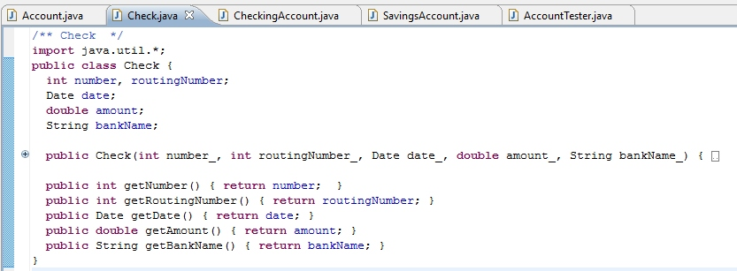 Create a Java project to simulate a bank account. All | Chegg.com