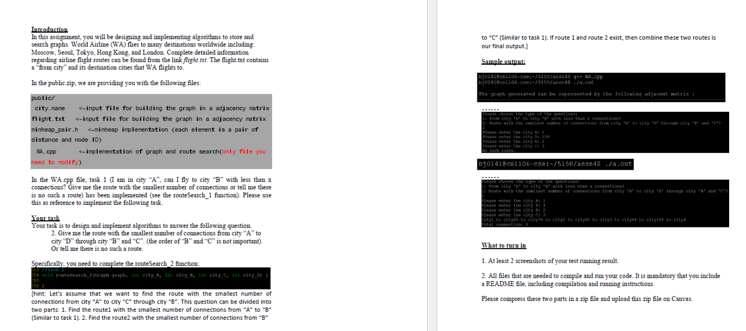 Solved Intraduction In this assignment, you will be | Chegg.com