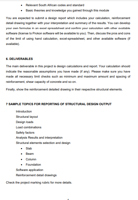 Solved This section is a brief description of the project | Chegg.com
